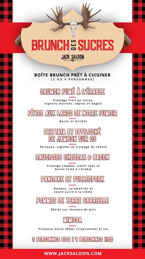 On a testé le Brunch des sucres du Jack Saloon - Blogue Le Snack Bar